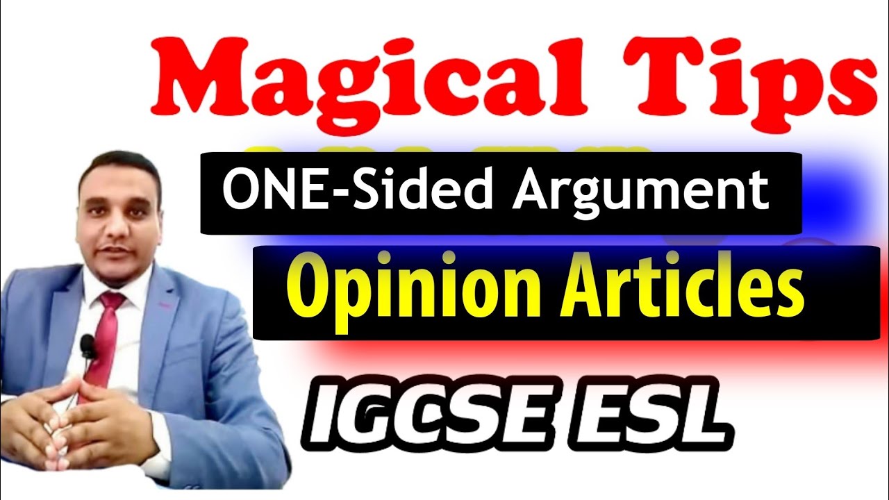 IGCSE ESL : school magazine articles opinion : writing Grade 10 - YouTube