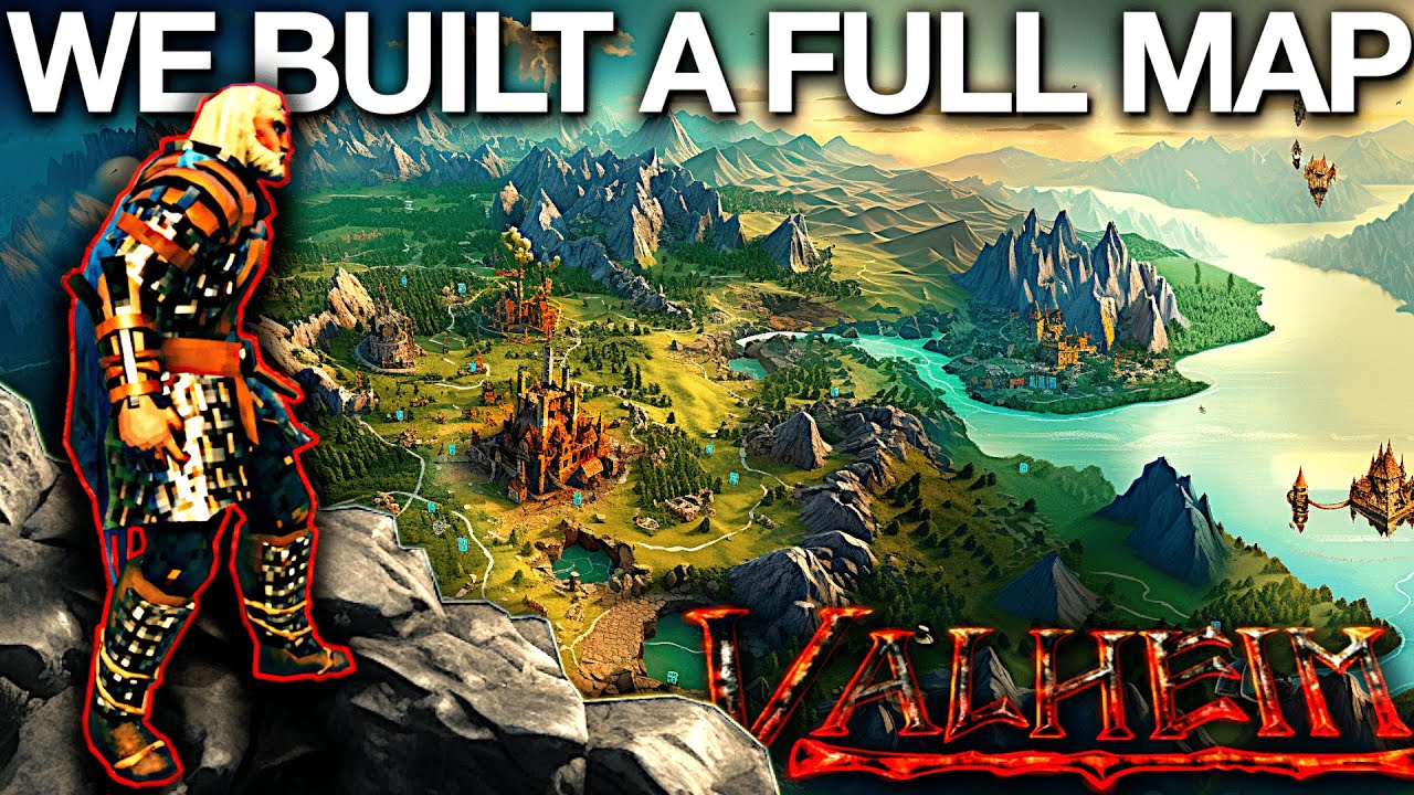 Building a Full Adventure Map in Valheim - Start to Finish - YouTube