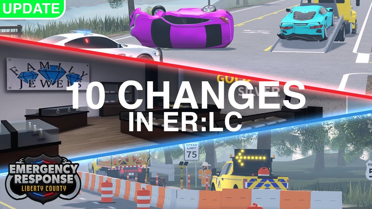 10 NEW CHANGES IN THE JEWELRY UPDATE | ERLC - Roblox - YouTube