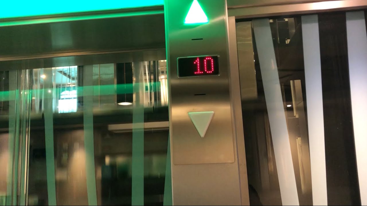 Another Schindler European MRL Glass Lift @ Royal Caribbean Quantum of ...