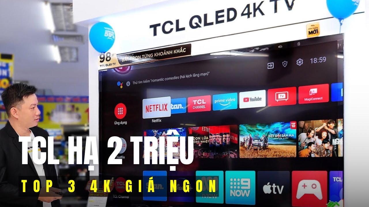 TCL TỤT 2 triệu : TV Led nền C745 và Qled Q646 tần số quét cao GIÁ quá ...