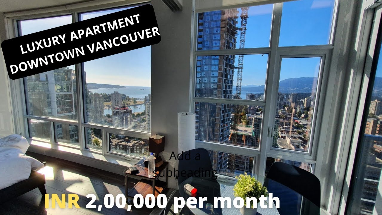 Apartment tour | Inside luxury Downtown Vancouver apartment ...