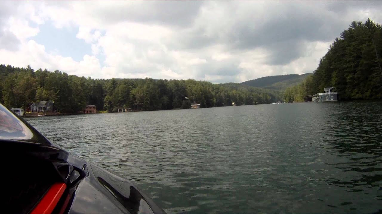 Tour of Lake Rabun on Seadoo RXT-X 260 - YouTube