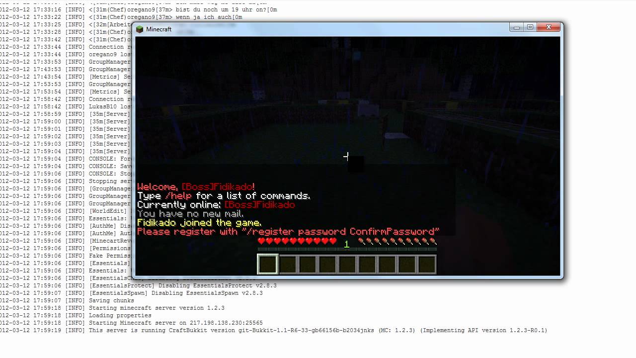 Authme Reloaded - Serverkontrolle der Extraklasse [German] - Bukkit ...