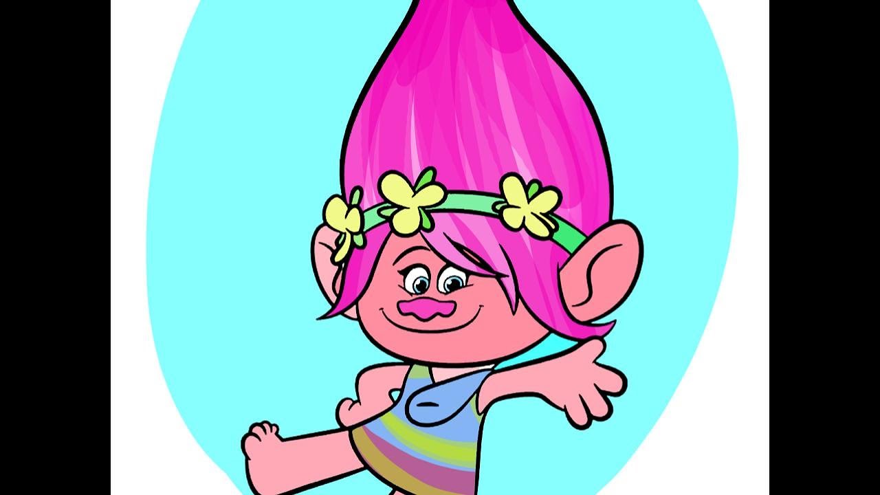 Trollar multfilmi raskraskasi: 13- rasm bo'yalishi - YouTube