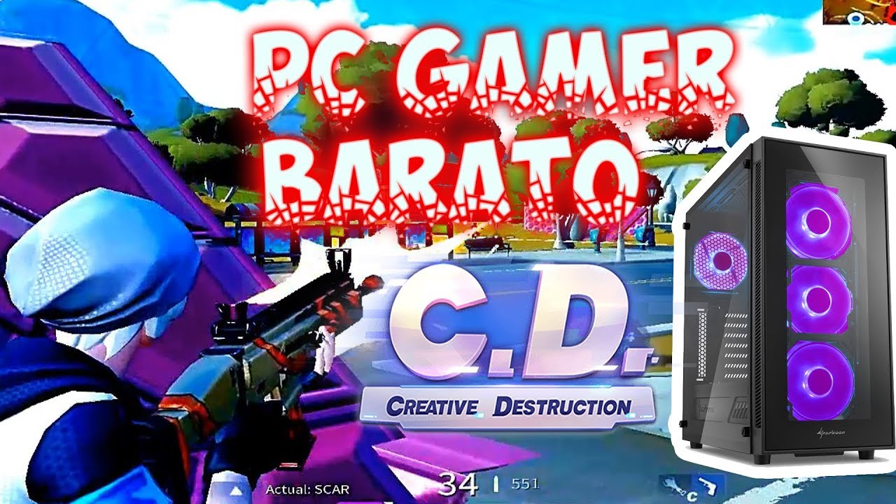 PC GAMER BARATA !! To PLAY Creative Destruction - YouTube
