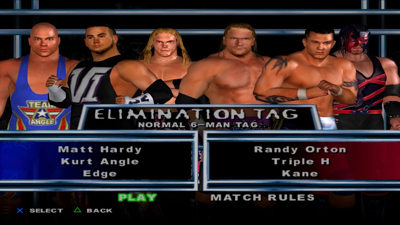 WWE SmackDown! Here Comes the Pain - ELIMINATION TAG - YouTube