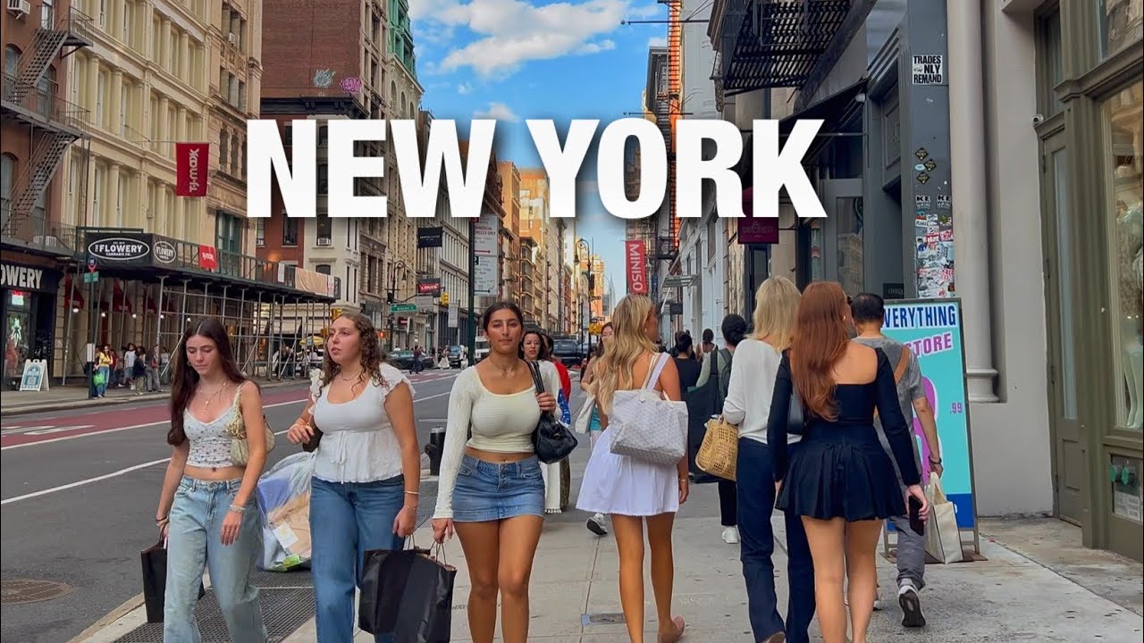 SoHo New York City Walking Tour 4K | Where Celebrities & Models Shop in ...