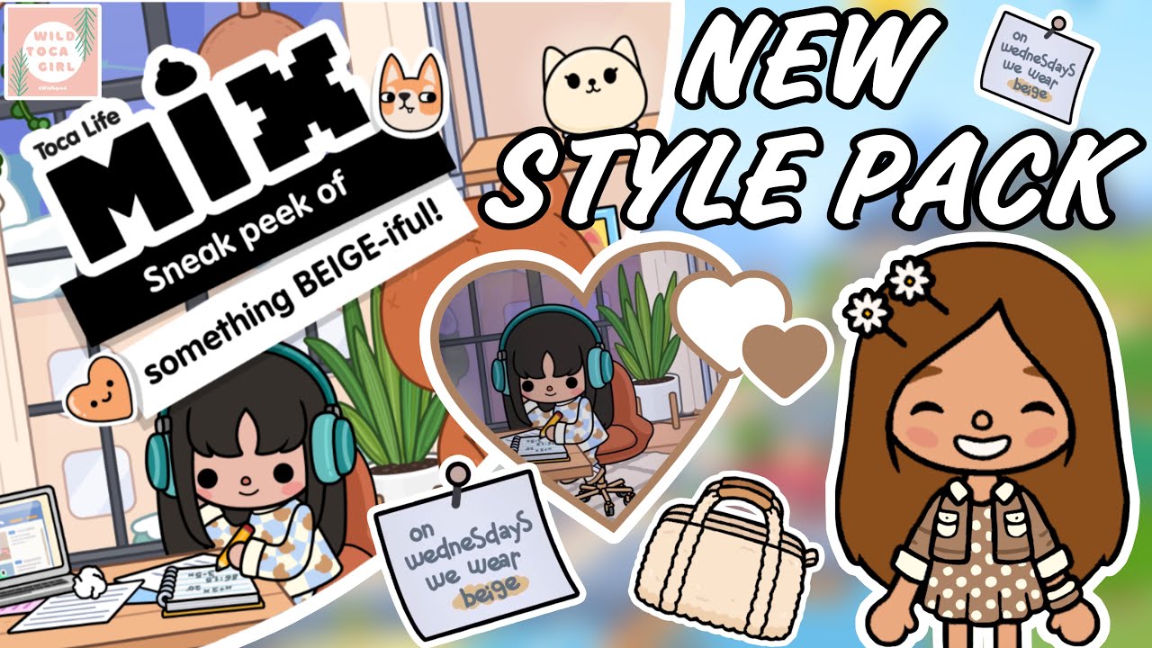 NEW STYLE PACK 🤎 TOCA LIFE WORLD 🌍 - YouTube