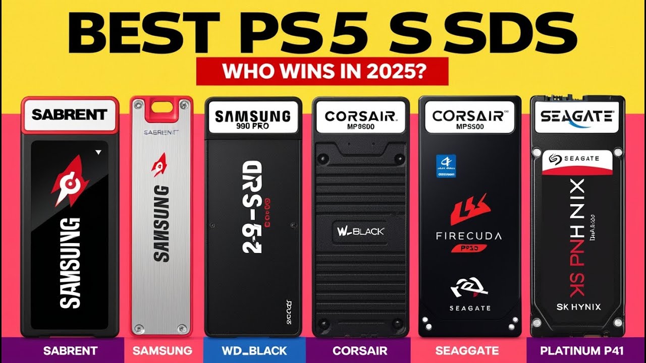 Best PS5 SSDs 2025 - Top 5 High-Speed SSDs for PS5 Storage Expansion ...