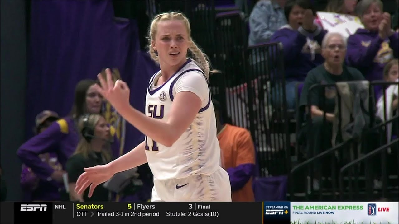 🔥 Hailey Van Lith Scores 20 Points In #10 LSU Tigers Win vs Arkansas ...