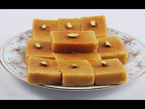 Mysore pak-milk mysore pak recipe in telugu - YouTube
