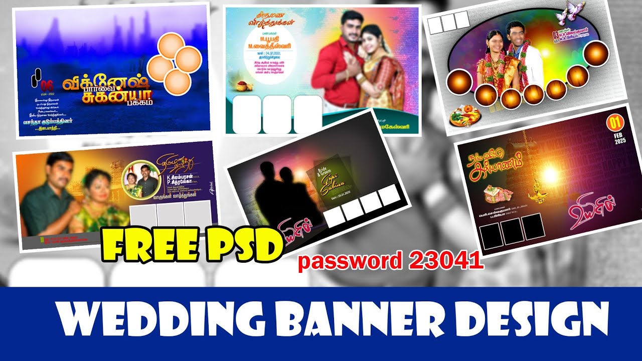 wedding banner design psd | wedding flex banner designs psd file ...