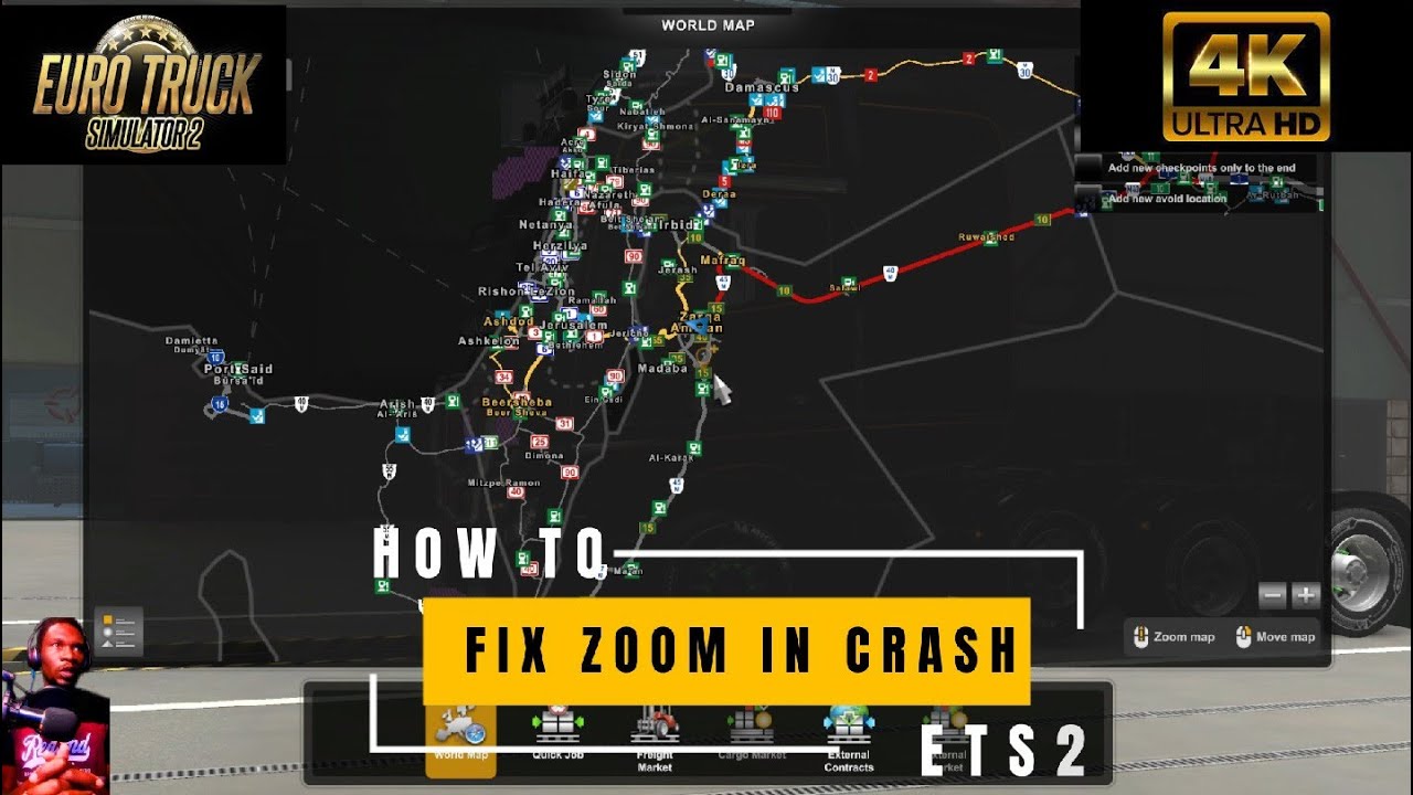 PRO MODS WORLD MAP ZOOM IN CRASH FIX || EURO TRUCK SIMULATOR 2 #ets2 # ...