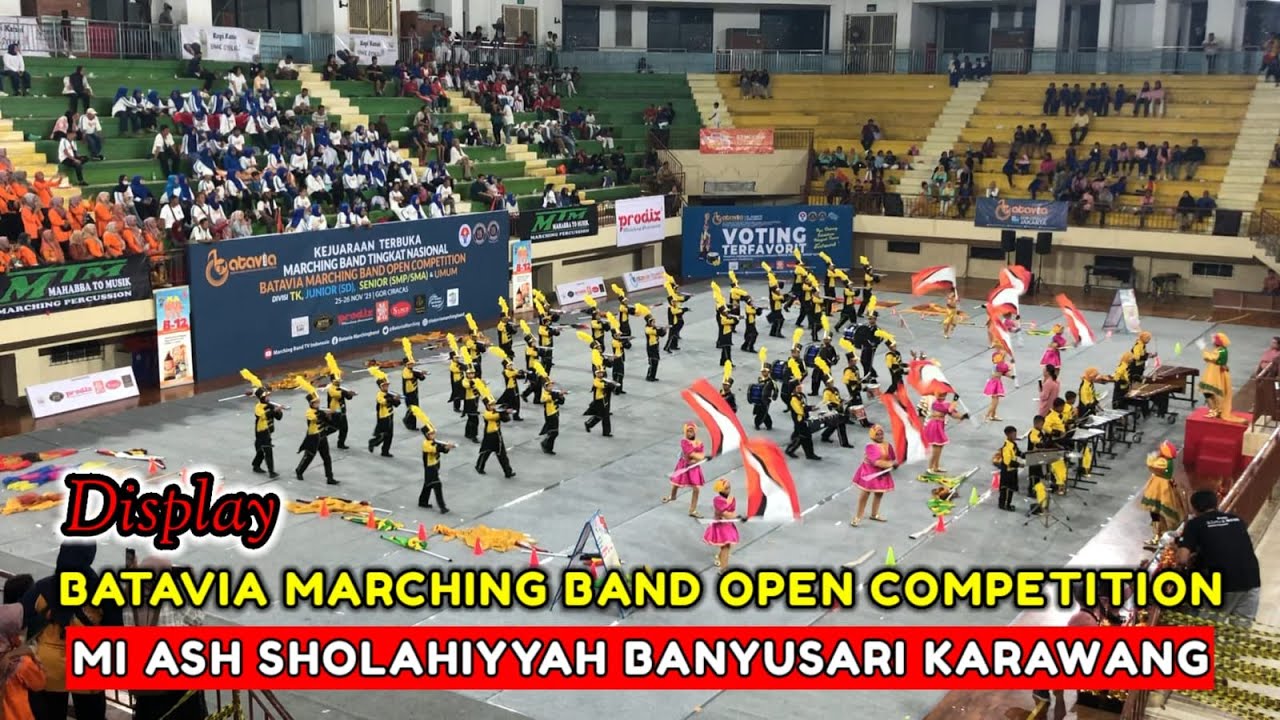 DISPLAY Marching band MI Ash sholahiyyah | BATAVIA MARCHING BAND OPEN ...