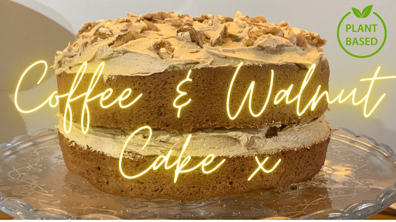 TESTED, VEGAN COFFEE & WALNUT CAKE, WEDNESDAY BAKE WITH ME, PLANT-BASED ...