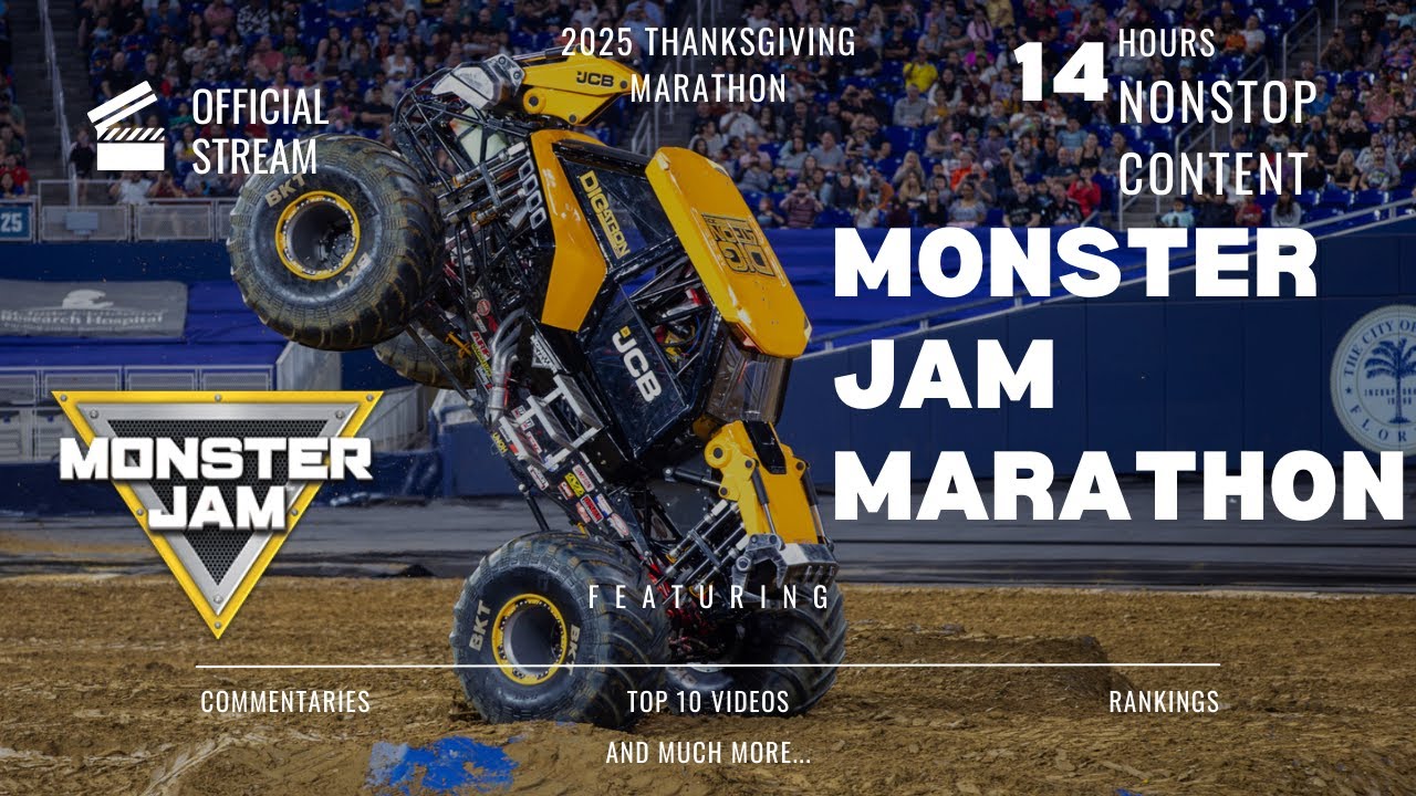2025 THANKSGIVING MONSTER JAM MARATHON! - YouTube