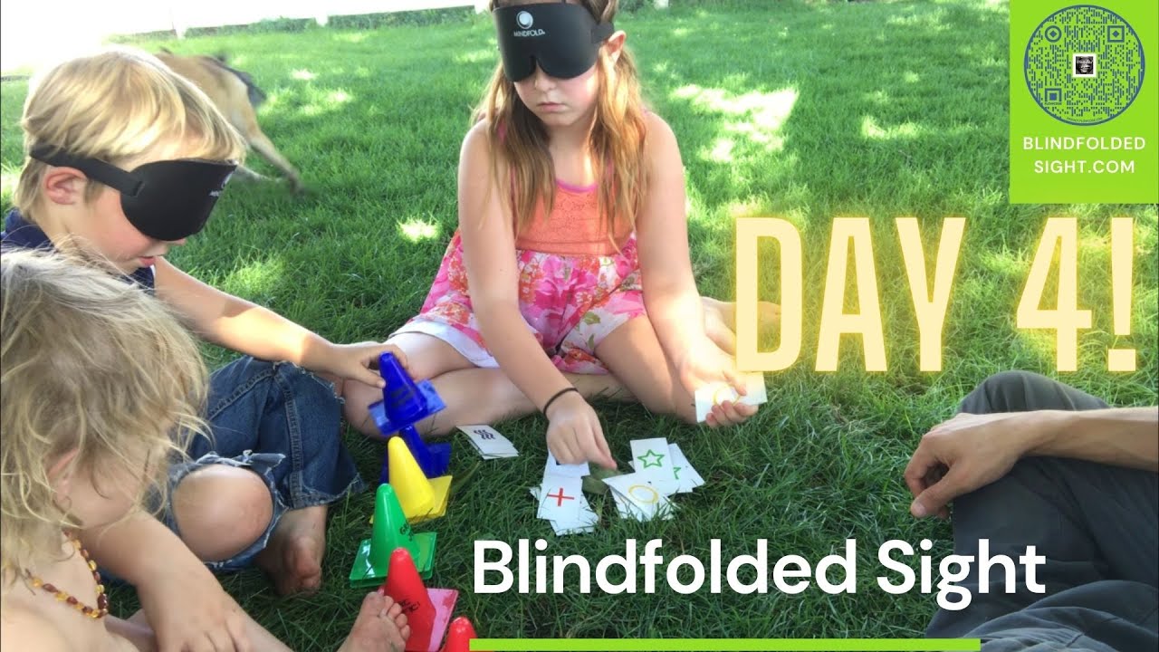 Day 4 Blindfolded Sight Backyard Lessons. Third Eye Training ...