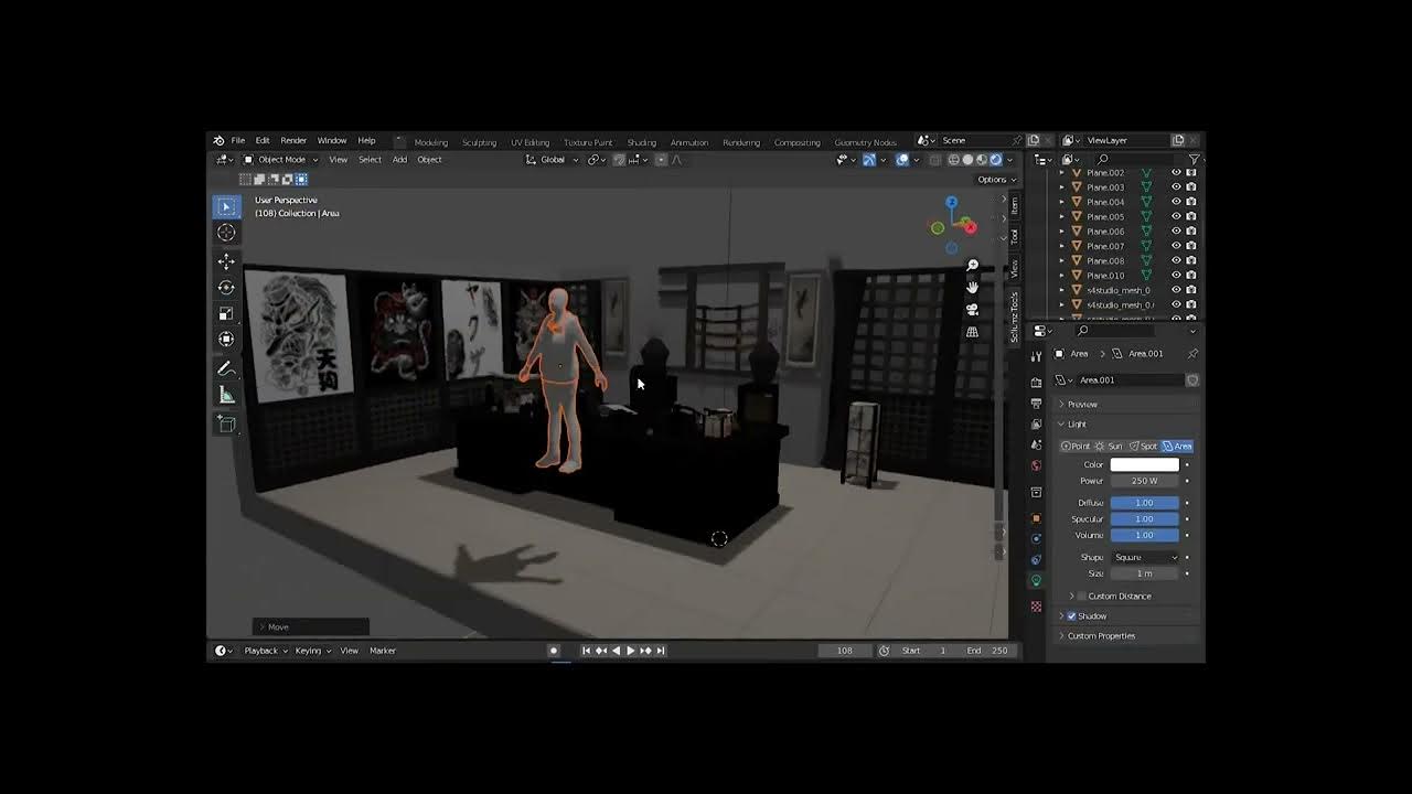 ทำ Prop Backdrop Animation Fivem ด้วย Blender โปรแกรมฟรี!! - YouTube