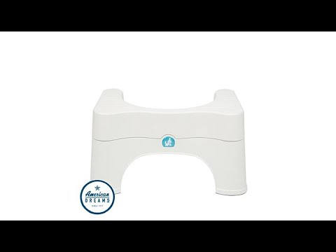 Squatty Potty Adjustable Natural Squat Toilet Stool Set