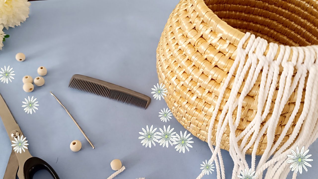 How to weave a simple, stylish and functional makrameh?."A unique idea ...