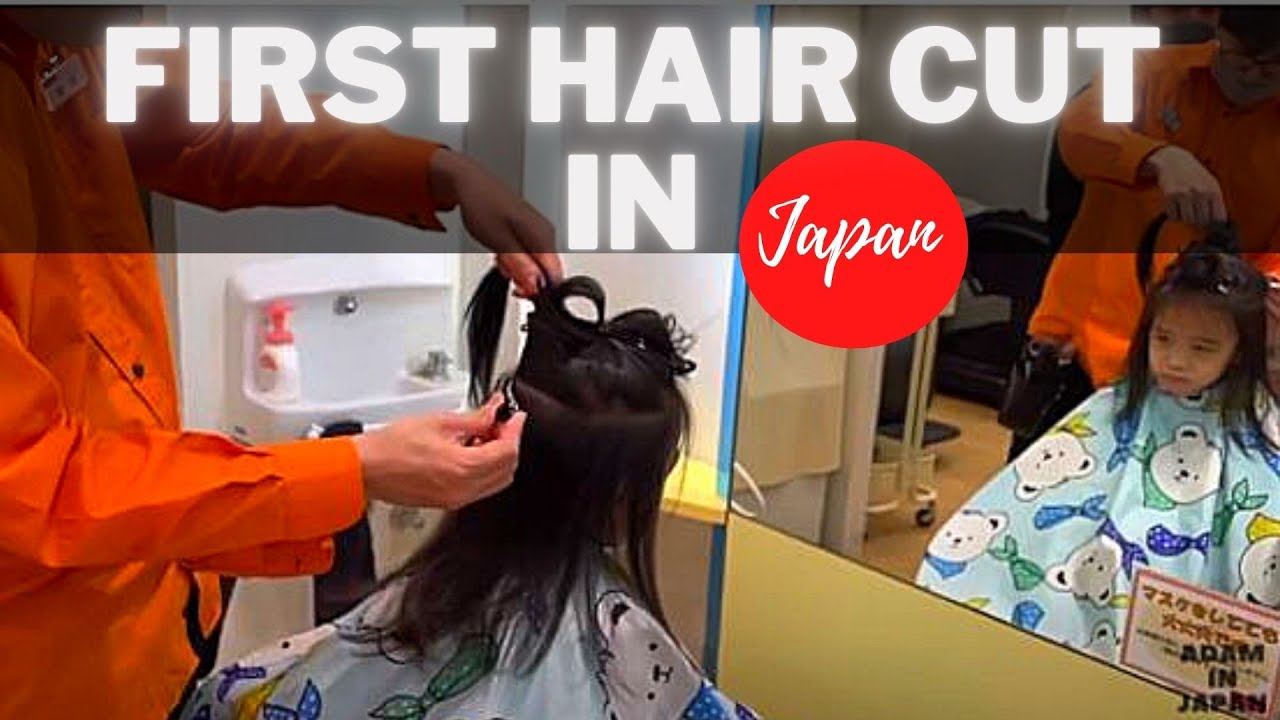 Adam’s First Hair Cut in Japan! - YouTube