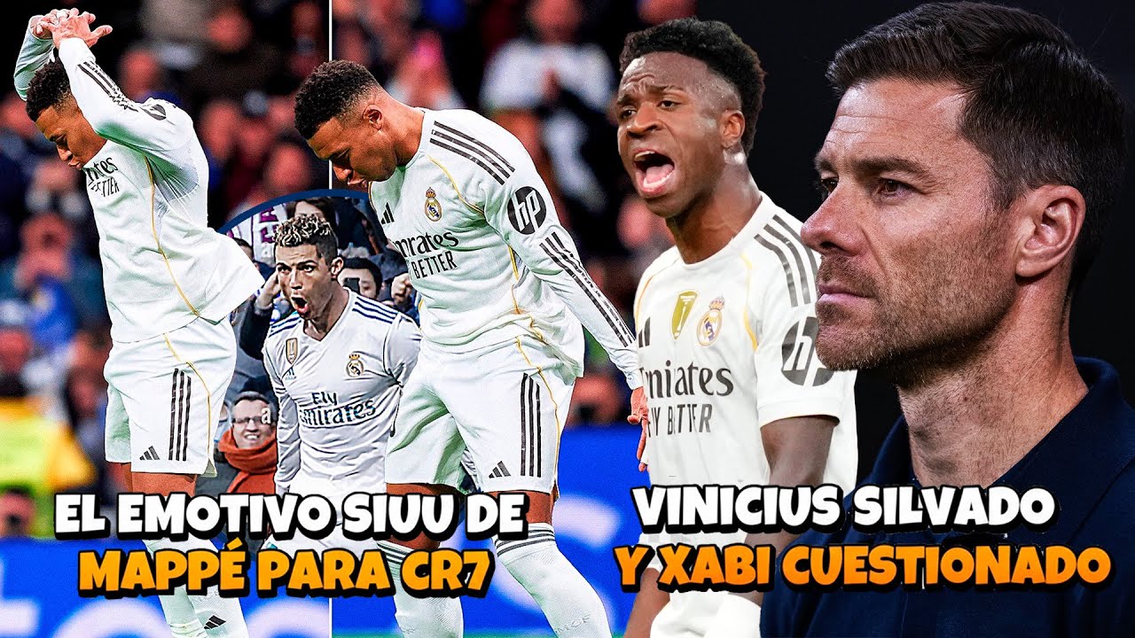 🔥El EMOTIVO FESTEJO de MBAPPÉ con el SIUU DEDICADO a CR7 | VINICIUS ...