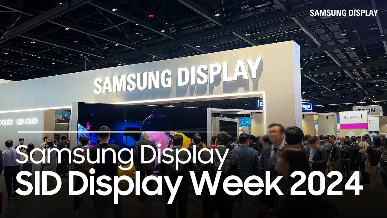 'SID Display Week 2024'에서 삼성디스플레이가 제시한 혁신적인 미래기술⭐ - YouTube