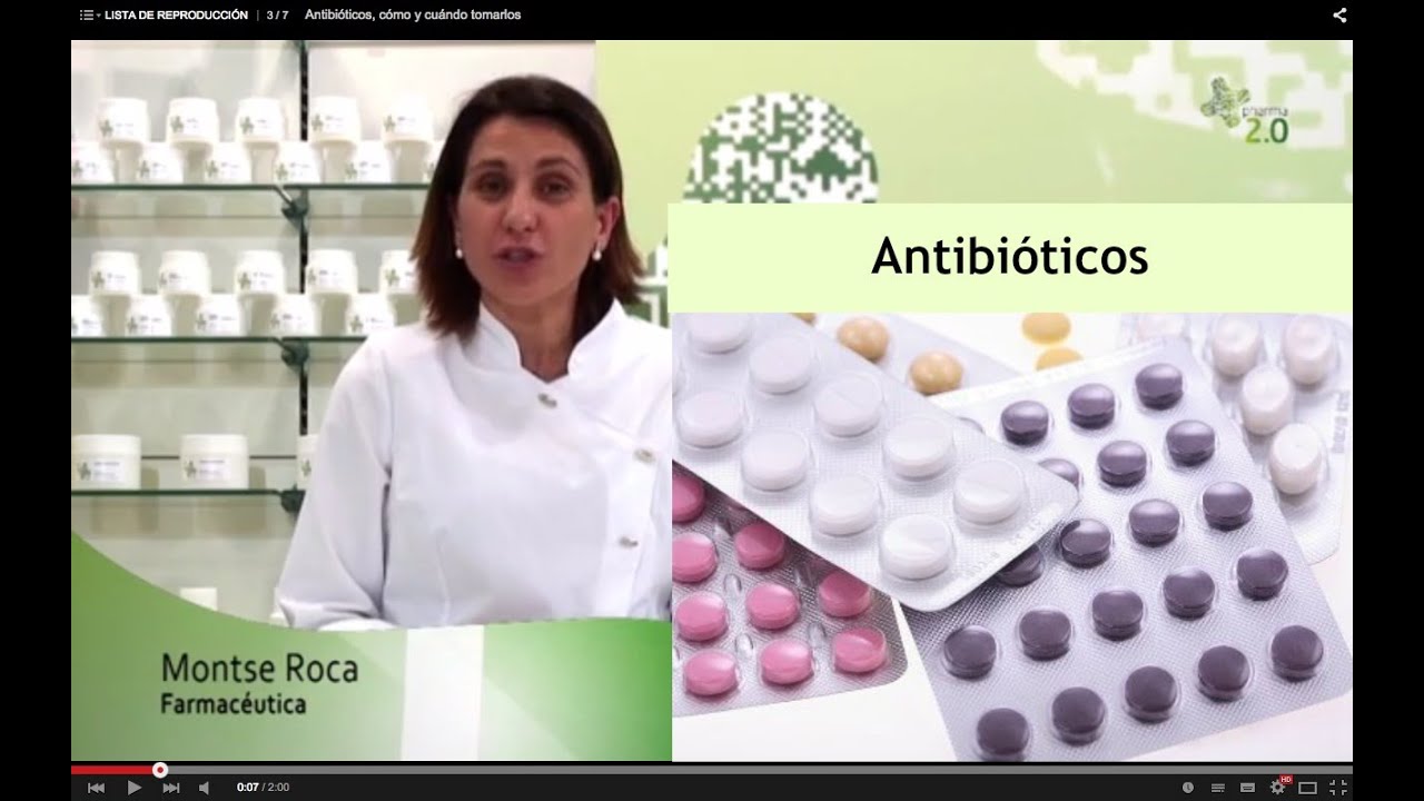 Antibióticos, cómo y cuándo tomarlos - YouTube