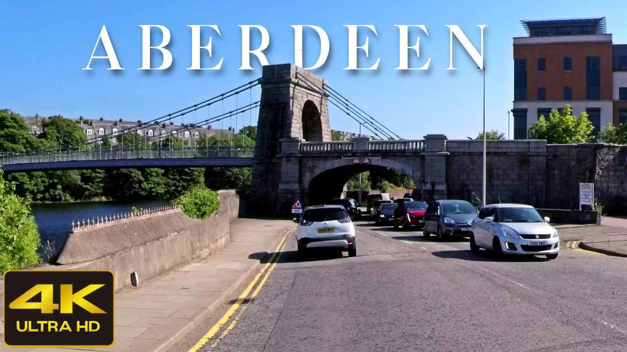 Drive through Aberdeen City 4K , Scotland [Short Preview] - YouTube