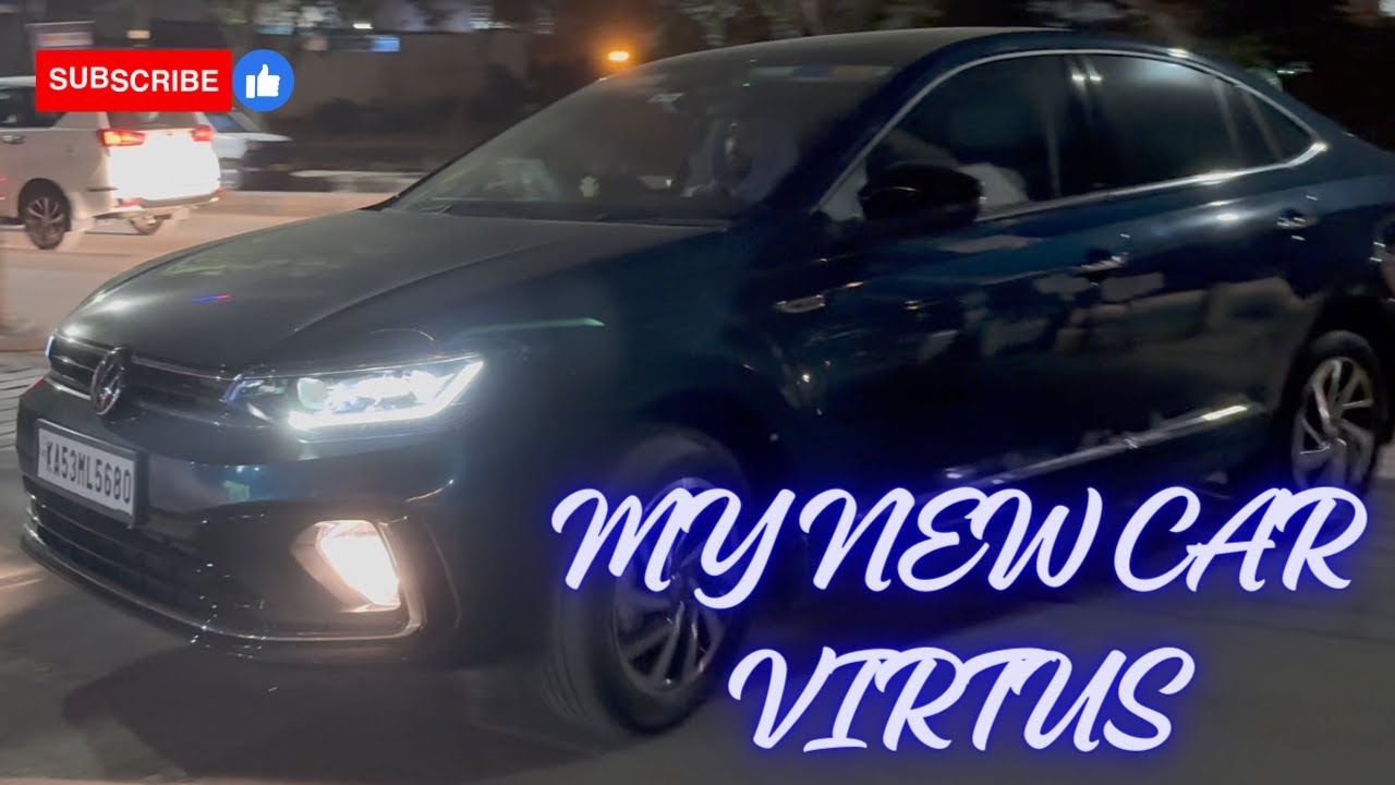 Volkswagen Virtus 1.0 AT topline (lava blue color) by yug - YouTube