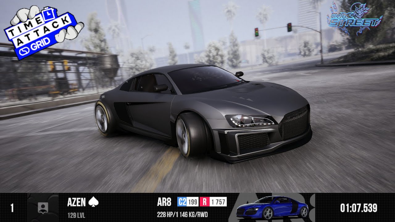 CarX Street | Time Attack C2 RWD | Audi R8 WORLD RECORD with TUNE - YouTube