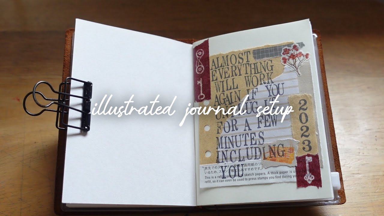 Passport Traveler's Notebook Setup | My Main Illustrated Journal | 2022 ...