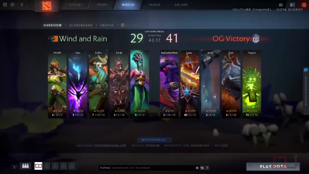 Highlight TI8 Dota 2 OG vs WaR - YouTube