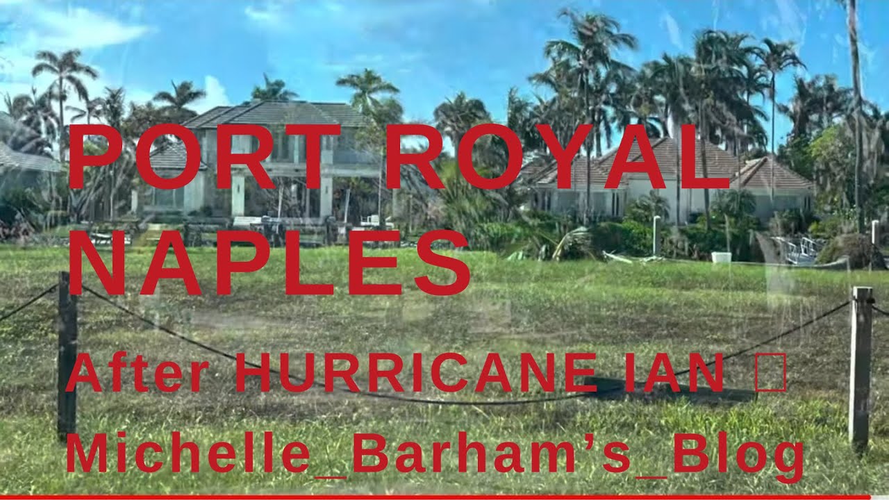Naples, Florida after hurricane Ian: Port Royal, Naples - YouTube