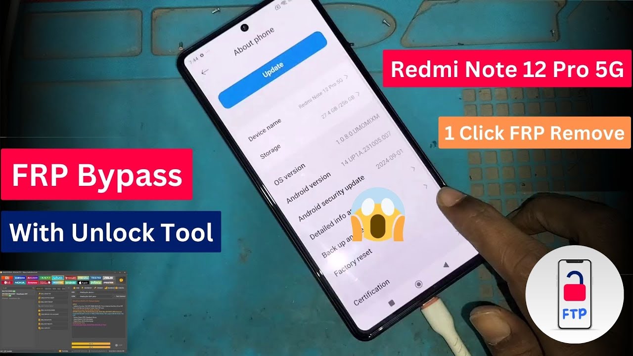 Redmi Note 12 Pro 5G FRP Bypass Google Account Lock Remove By Unlock ...