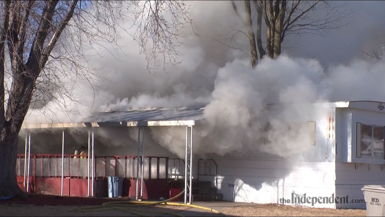 Structure Fire in Kingswood Estates Trailer Park - YouTube