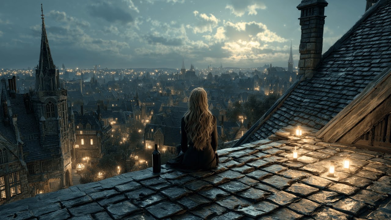 Heir of Fire | Rooftops of Wendlyn | 2 Hour Reading Ambience - YouTube