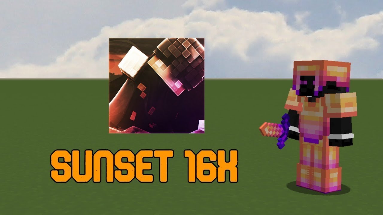 Playing Bedwars with Sunset 16x Texture pack - YouTube