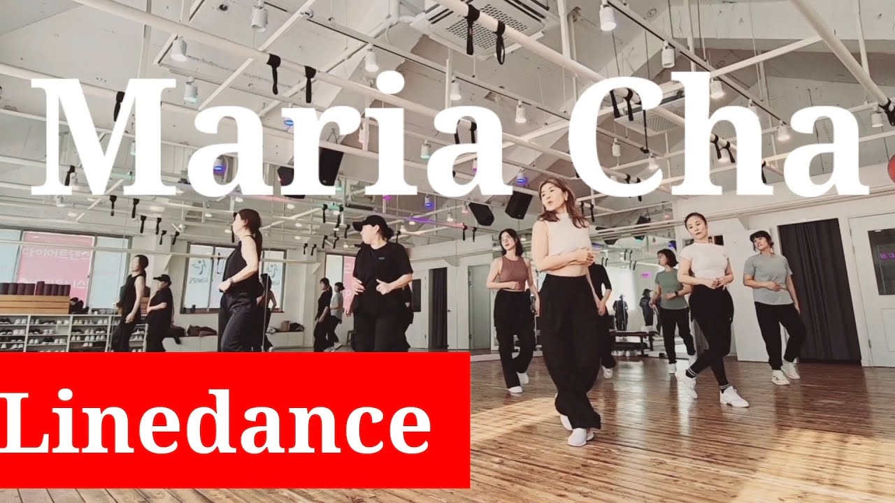 Maria Cha Line Dance/Improver 32Count 4Wall/제주라인댄스 - YouTube