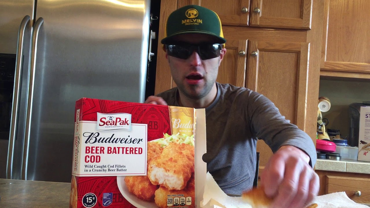 Budweiser beer battered cod by Seapak - YouTube