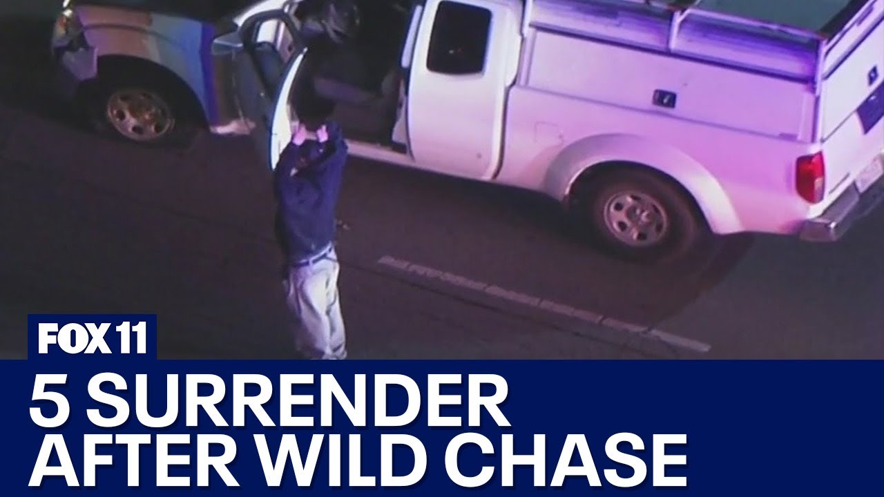 Police chase: CHP in pursuit of alleged hit-and-run driver - YouTube