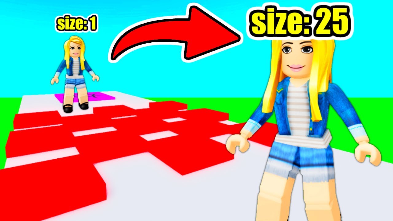 Roblox OBBY, But you can CHANGE SIZES - YouTube