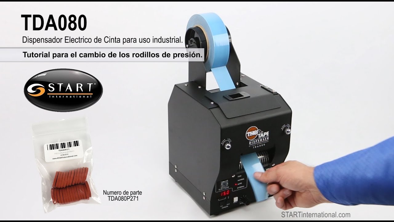 TDA080 Tutorial para cambiar el rodillo de presion. - YouTube