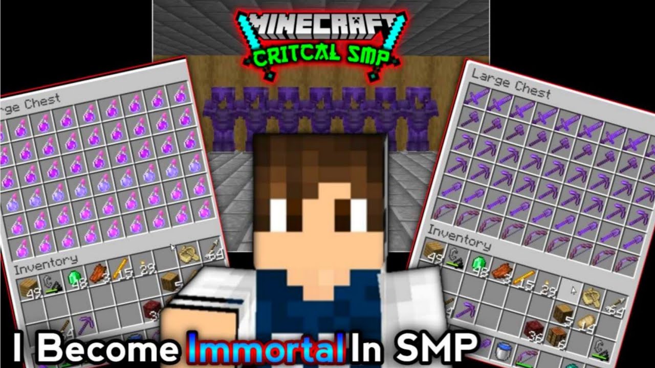 I Become Immortal In This SMP 😈 || CRITICAL SMP (S-1 Part-5) - YouTube