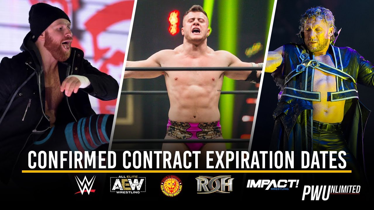 Confirmed Wrestler Contract Expiration Dates: WWE, AEW, NJPW, ROH ...