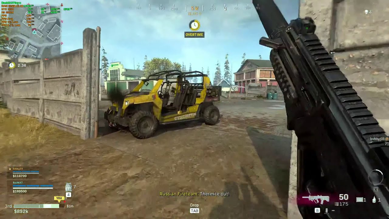 Warzone 1080p stream RTX 3070 + Ryzen 9 3900x 1440p low ingame settings ...