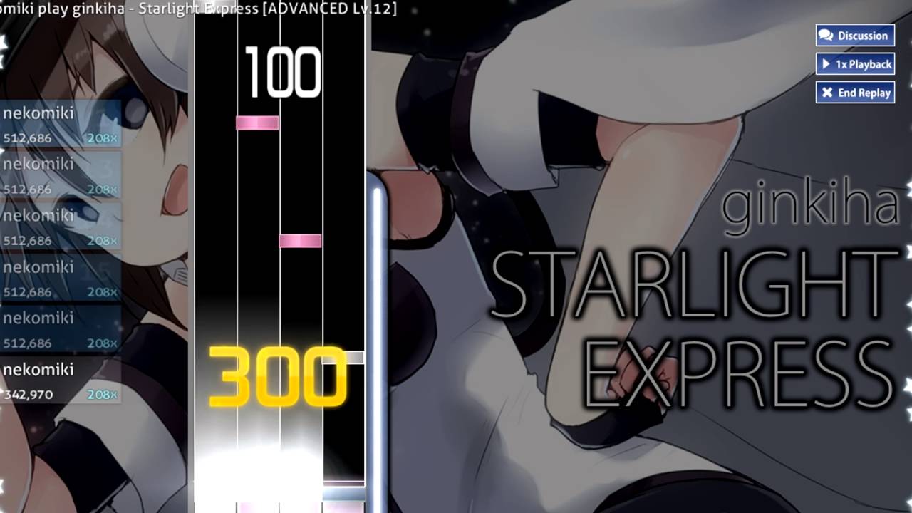 [osu!] ginkiha - Starlight Express (nekomiki) - YouTube