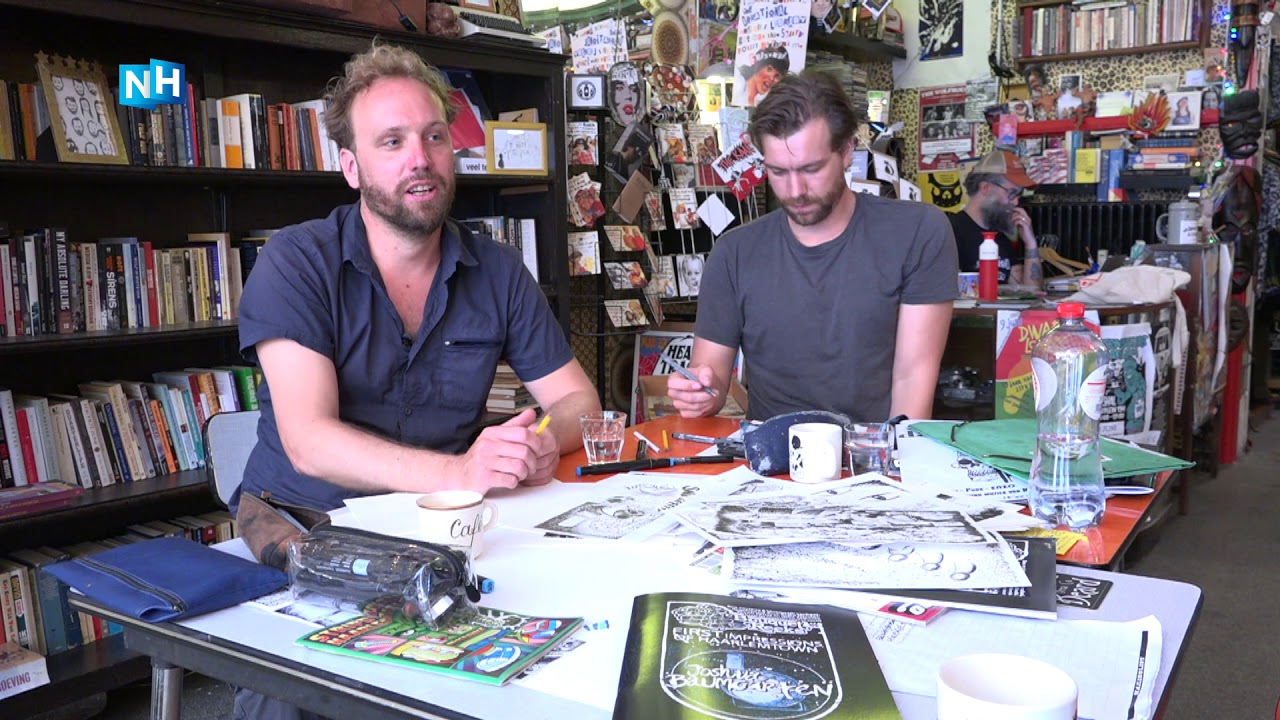 Haarlem Getekend door de Nacht interview NHtv with Joshua Baumgarten ...