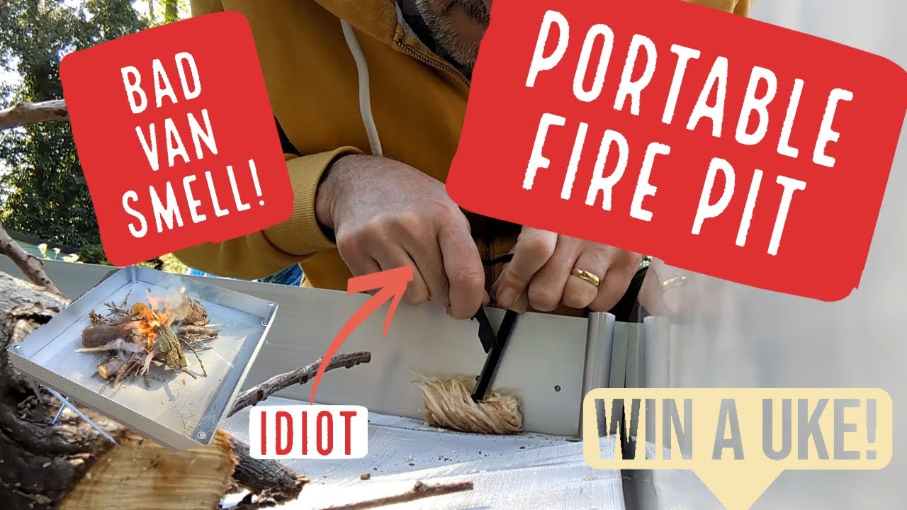 S1E10 - Van Camping Stink Crisis, Amazing Portable Fire Pit - VW Camper ...